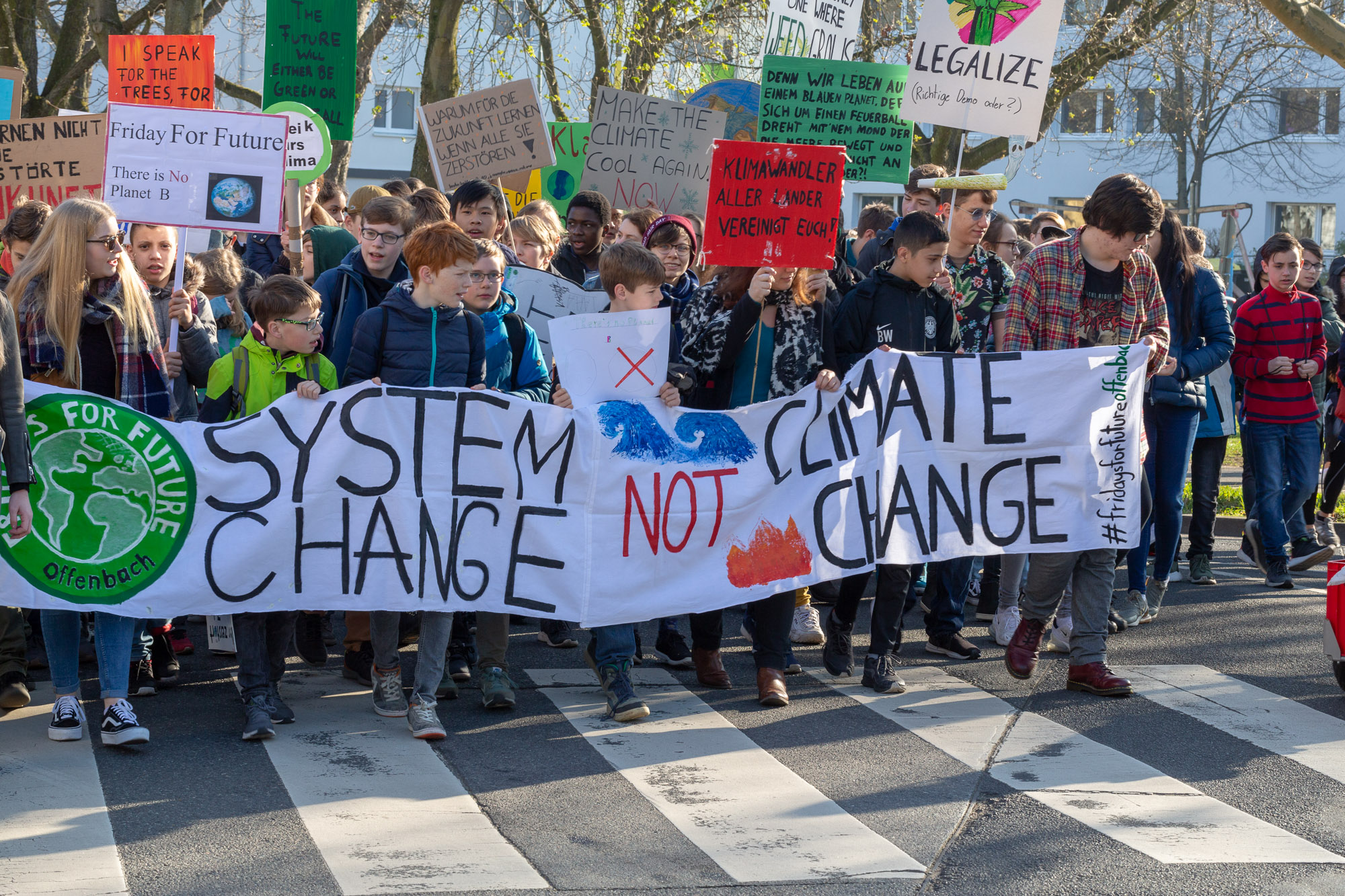 Fridays for future Offenbach - photo auge